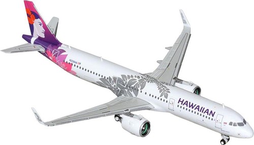 Airbus A321neo Commercial Aircraft Hawaiian Airlines (N208HA) White ...