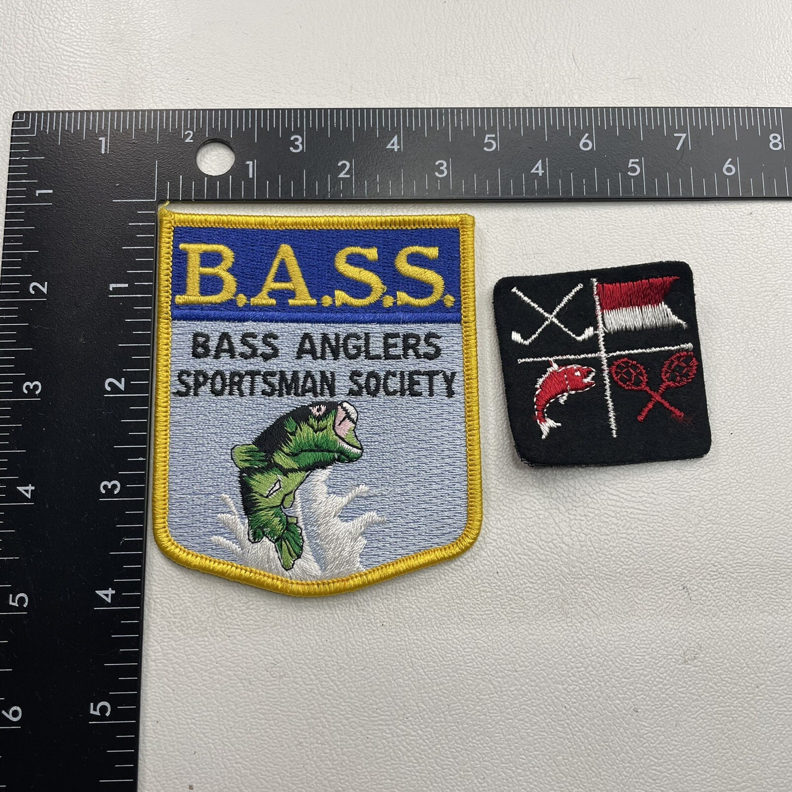 2 Patches Fishing / Angler Patch Lot Of 2 C26R | eBay