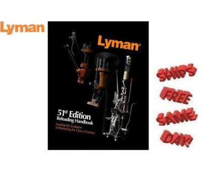 Lyman Reloading Handbook 51st Edition Reloading Manual, Soft Cover ...