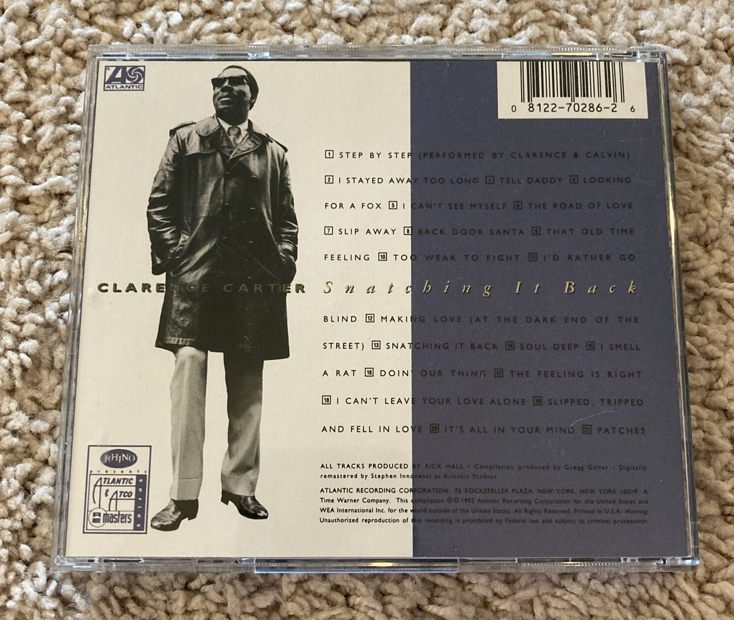 Clarence Carter – Snatching It Back - CD | eBay