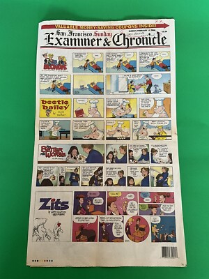 Charles Schulz Last Peanuts Comic Strip Feb,13 2000 | eBay