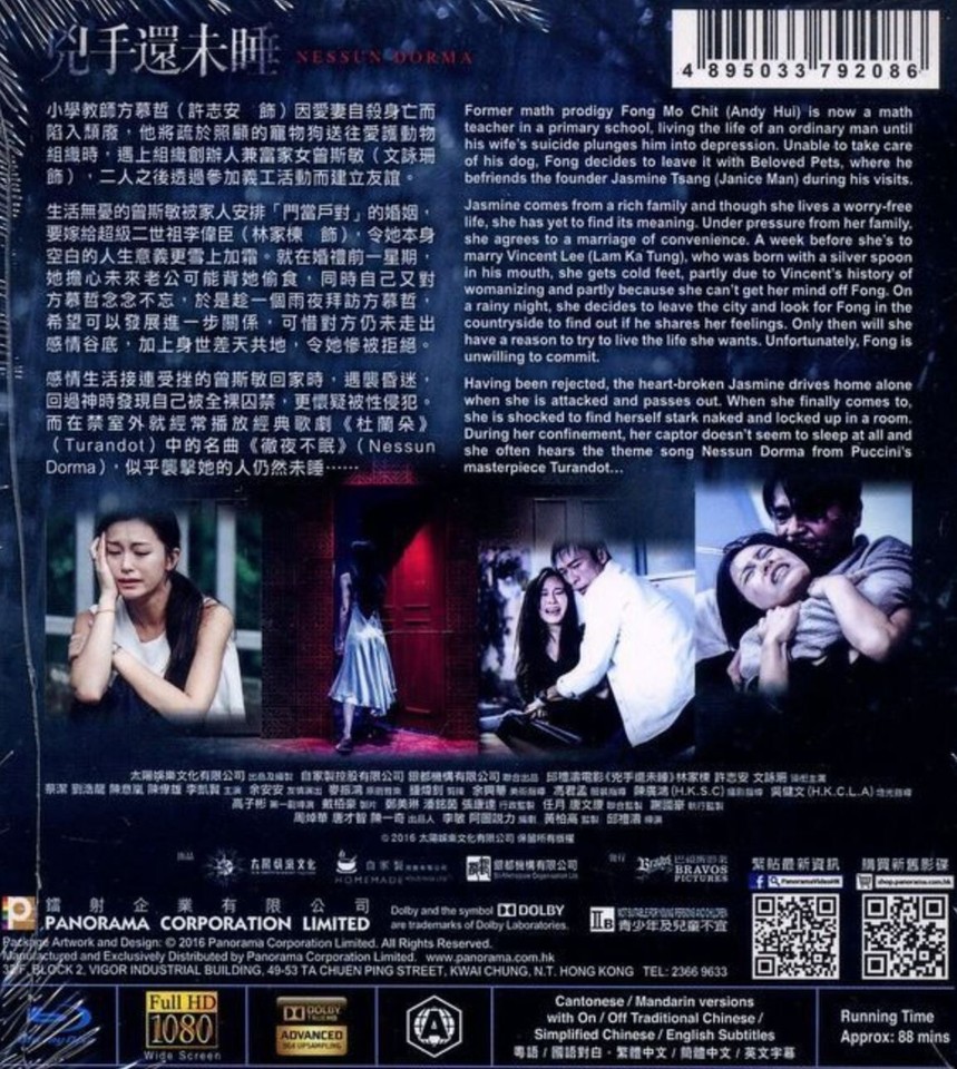 NESSUN DORMA (2016) Blu-Ray BRAND NEW (USA Compatible) | eBay