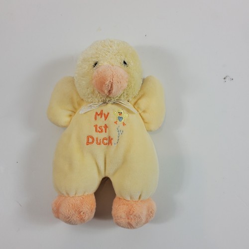Carter's Just One Year My 1st First Duck Rattle Yellow Plush Stuffed | eBay