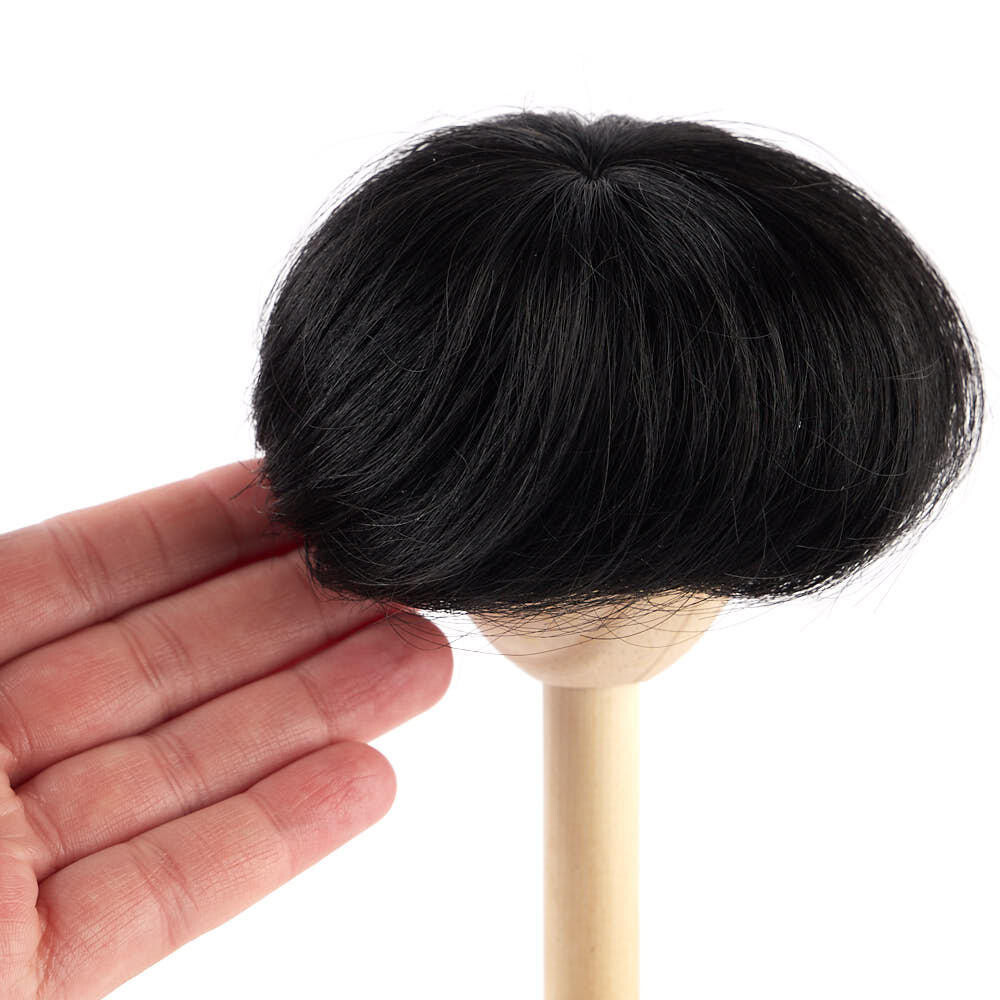 Set of 2 Monique Human Hair Black Teeny Weenie 11"-12" Doll Wigs | eBay