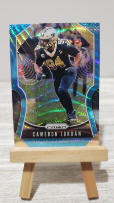 2019 Panini Prizm Blue Wave Prizm /199 Cameron Jordan #189 New Oreleans ...
