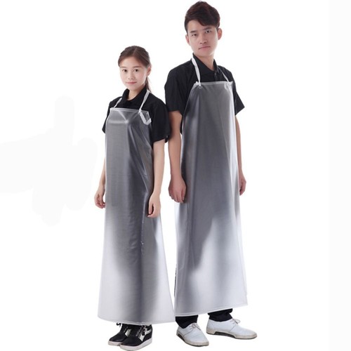 Adjustable PVC Apron Thicker Waterproof Apron Transparent Apron Woman ...