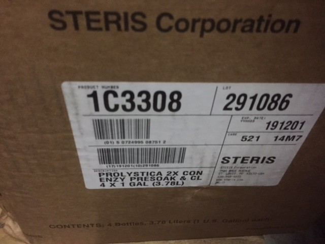 (Case of 4) Steris 1C3308 Prolystica 2X ConcentrateEnzymatic Cleaner ...