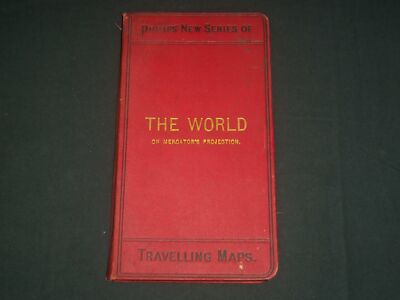 1920'S PHILIPS' NEW SERIES OF TRAVELLING MAPS BOOK - THE WORLD - J 3937 ...