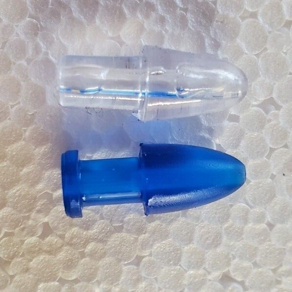 20pc - UV Trolling Fly Squid Octopus Insert Duster Hoochie Bullet Heads ...