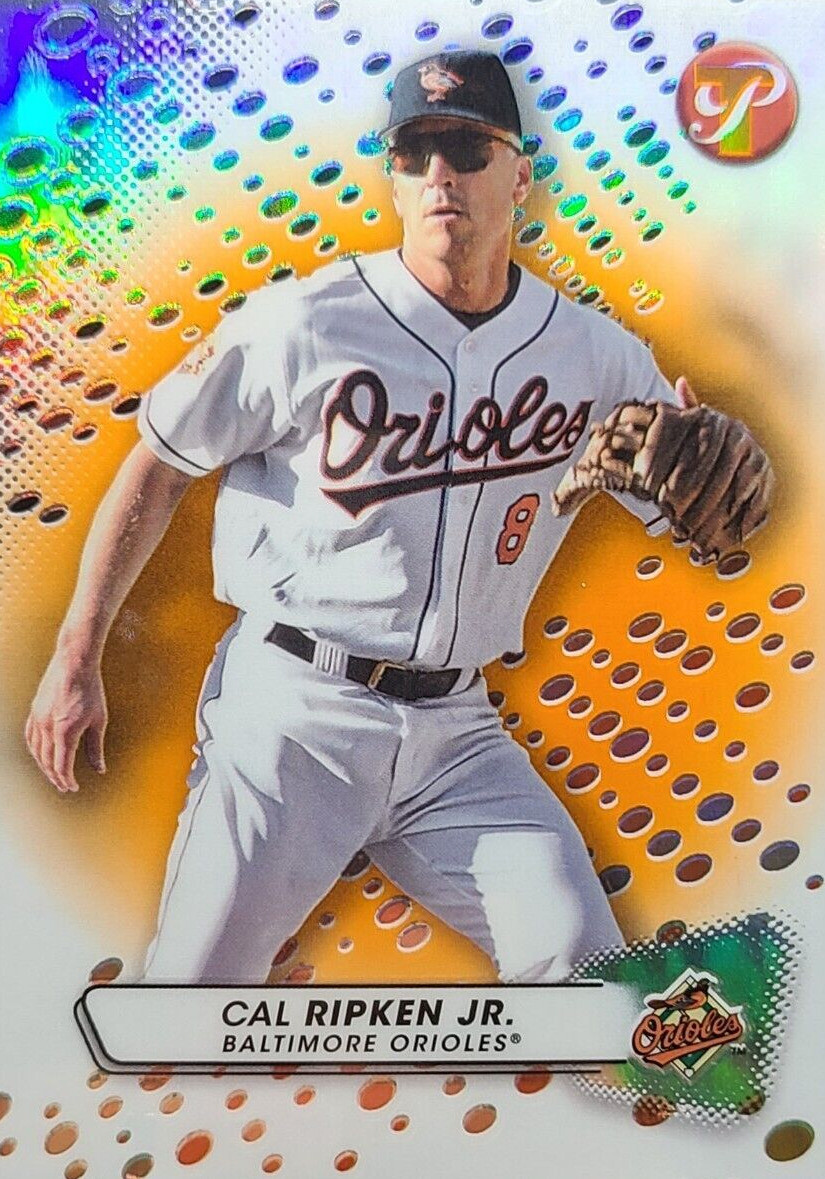 2023 Topps Pristine - Orange Refractor #24 Cal Ripken /25 for sale ...