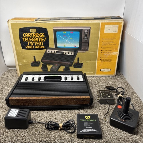 Sears Tele-Games Atari 2600 Heavy Sixer Console With Box READ TESTED | eBay