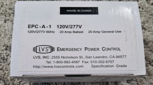 Hubbell - UL924BRUNV Emergency Control Relay, 120/277VAC Coil ...