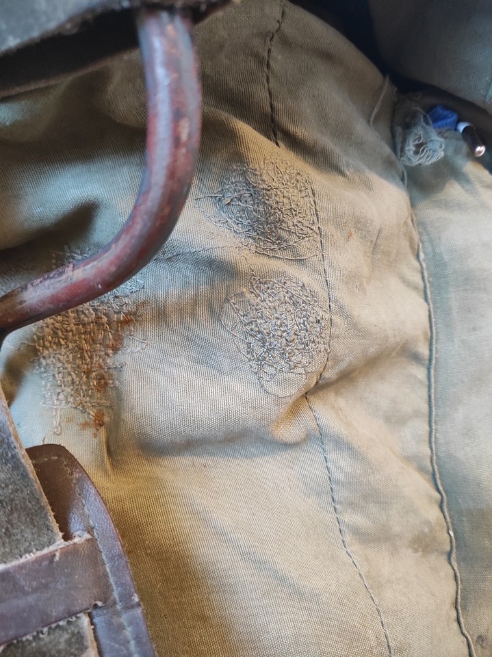 Vintage 1960s Swedish army ST backpack rucksack bag military steel ...