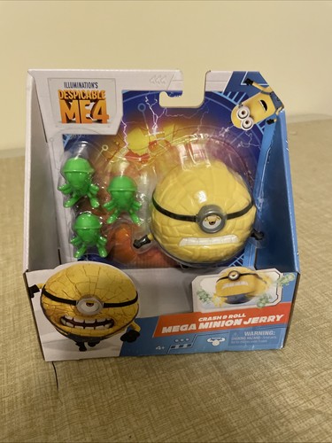 **New** Adorable Minions Despicable Me 4 - Crash & Roll Mega Jerry ...
