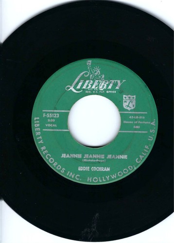 EDDIE COCHRAN- "JEANNIE JEANNIE JEANNIE"/"POCKETFUL OF HEARTS ...