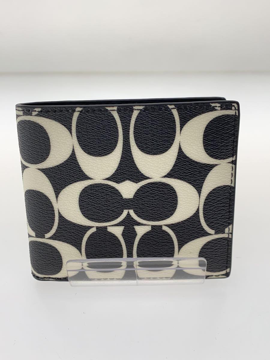 Coach Bifold Wallet/Pvc/Blk/Allover Pattern//Cp231 - Gem