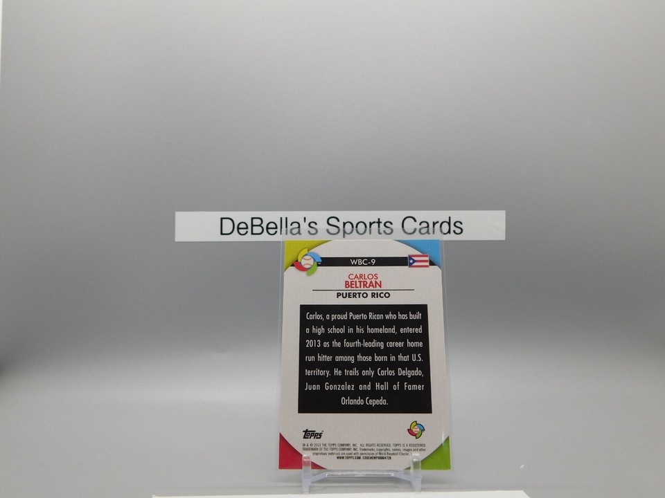 2013 Topps Wbc Stars Carlos Beltran #WBC9 | eBay