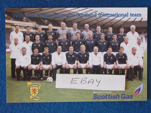 Football Postcard - 6"x4" - Scotland - Squad - Late 1990's | eBay UK