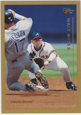 1999 Topps Walt Weiss #138 Atlanta Braves Baseball card | eBay