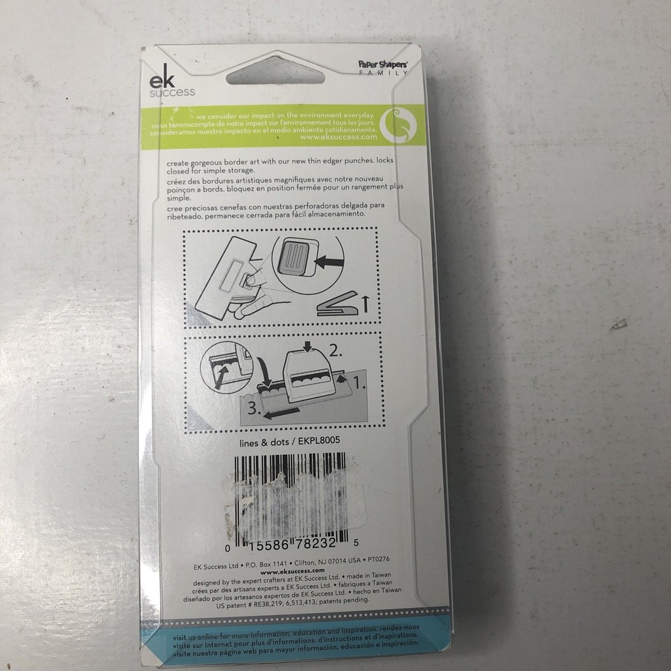 EK Success Lines and Dots Edger Punch -EXPL8005 - NEW | eBay