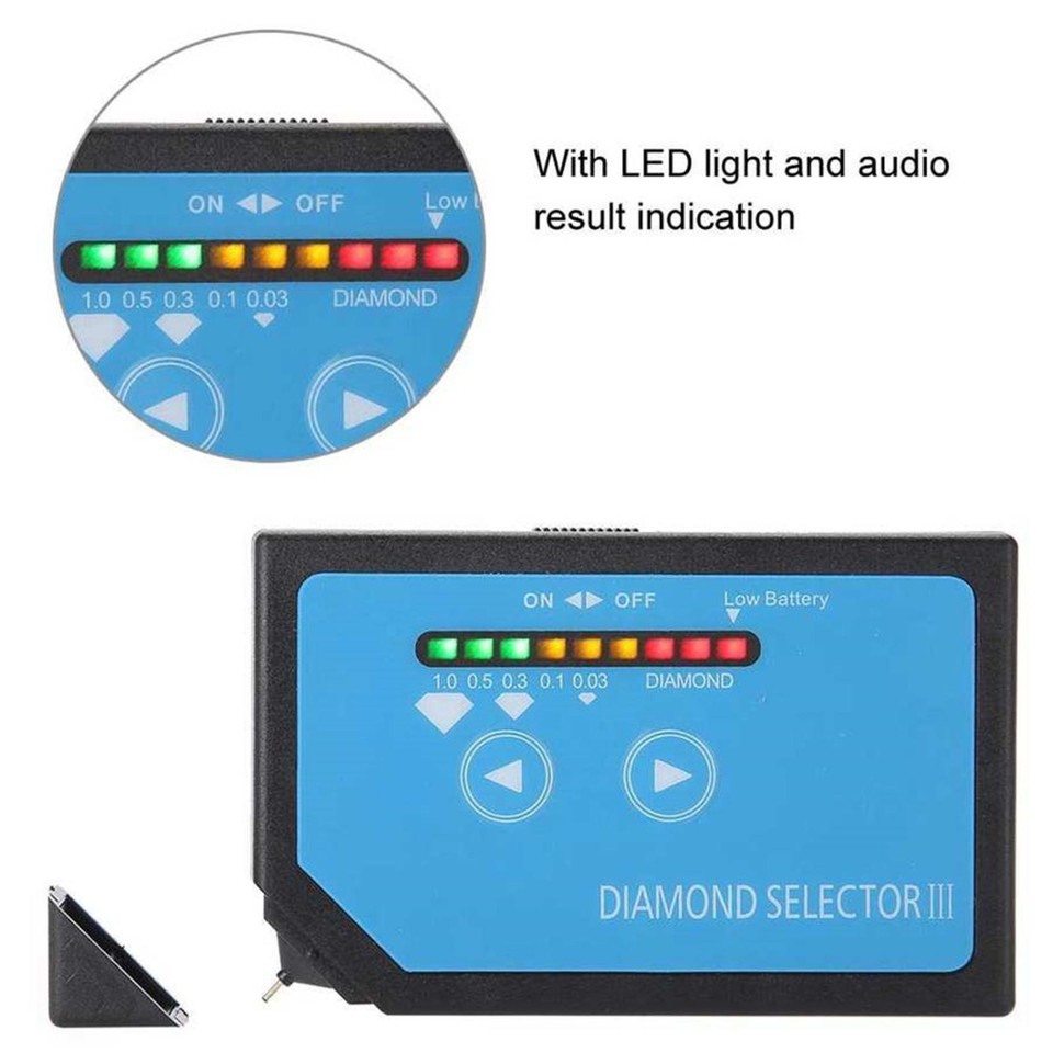 Portable Diamond Gem Tester Selector III w/ Case Gemstone Platform ...