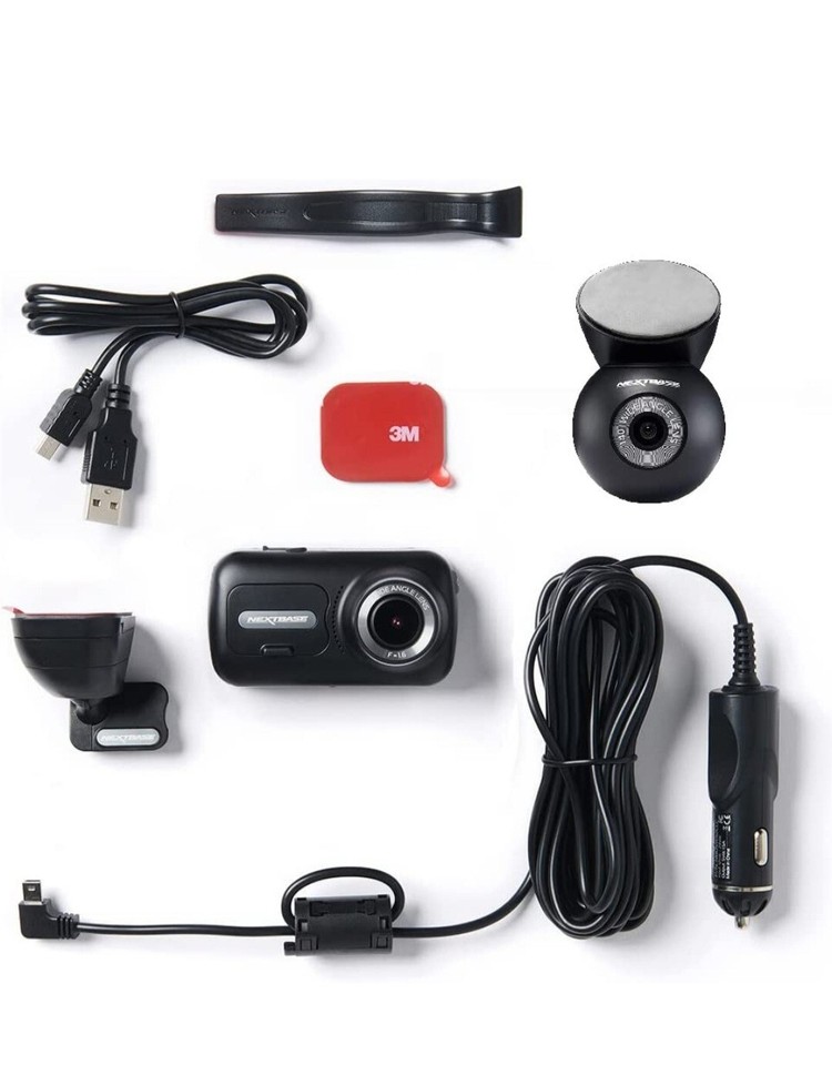 Nextbase 322GW Dash Camera and Rear Camera with Hardware kit. New in ...