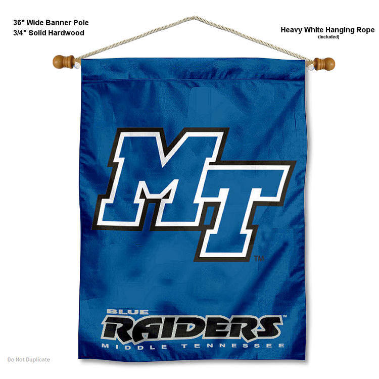MTSU Blue Raiders Wall Hanging Banner | eBay