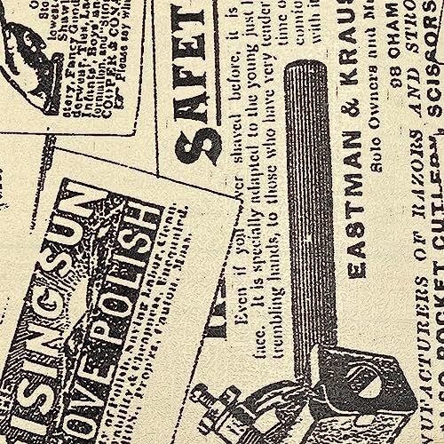 Vintage Newspaper Wallpaper Self Adhesive Peel & Stick Contact Paper ...