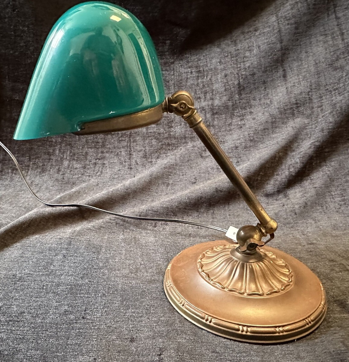 Antique Bankers Desk Lamp Shade