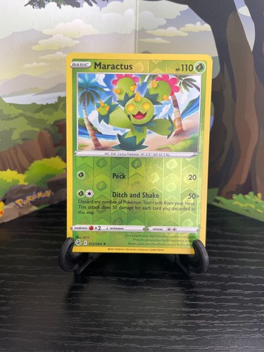 Maractus 012/264 - Fusion Strike - Reverse Holo - Rare - Pokémon Card ...