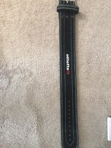 Elite FTS Fitness Elitefts Black Weight Power Lifting Gym Belt Size S ...