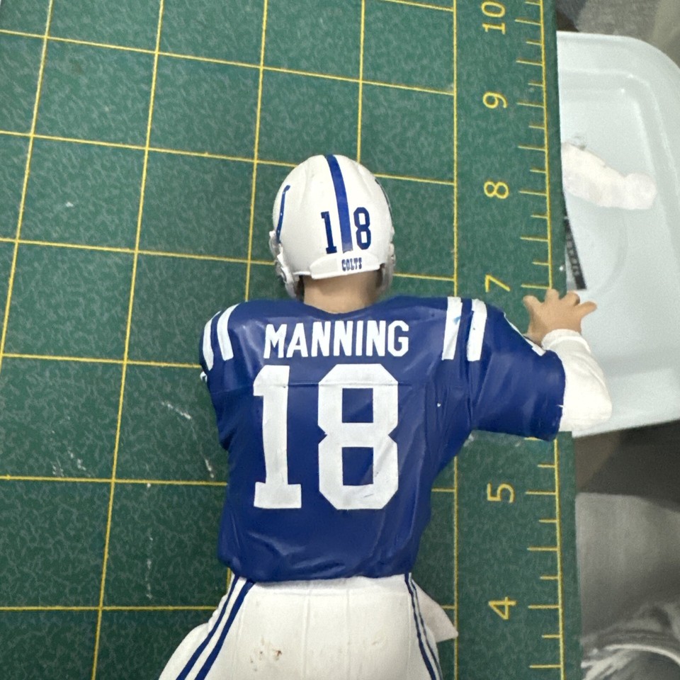 MCFARLANE NFL COLTS HOF QB PEYTON MANNING Blue Jersey With Sleeves ...