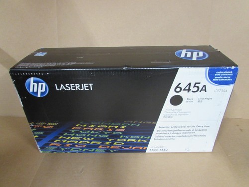 NEW/SEALED OEM/GENUINE HP 645A/C9730A BLACK TONER CARTRIDGE (32E) | eBay