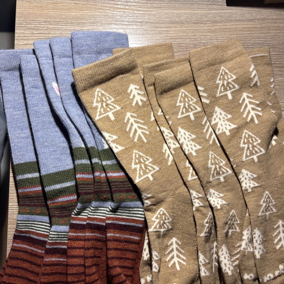 Medium/ Large 6 Pack Of crew Cut AlPaca Socks From Pacas | eBay