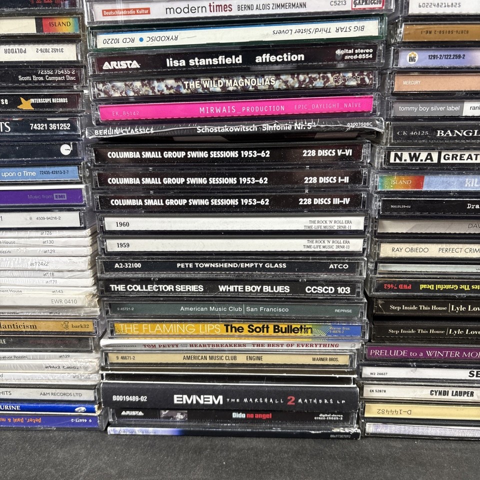 MASSIVE WHOLESALE CD LOT ROCK N ROLL CLASSIC ECLECTIC COLLECTOR RANDOM ...