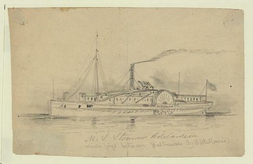 ADELAIDE,Steamship,American Civil War,Alfred Rudolph Waud ...