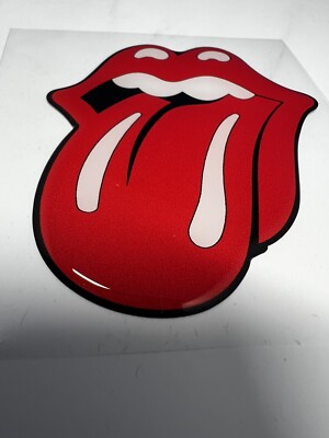 The Rolling Stones Tongue Sticker 3D Decal sticker raised ( 3" x 2.5 ...