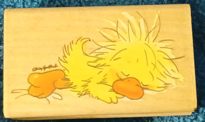 SUZY'S ZOO Witzy Duck Sleeping A2262E RUBBER STAMPEDE Wood Mounted ...