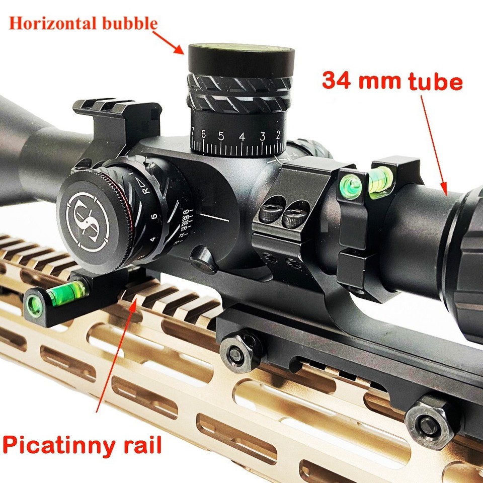 34mm Scope Leveling Kit: 34mm Bubble Level+Rail Mount Level+Circular ...