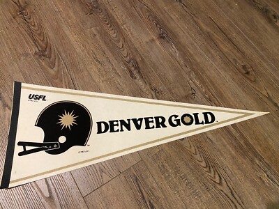 Denver Gold USFL Full Size Pennant | eBay