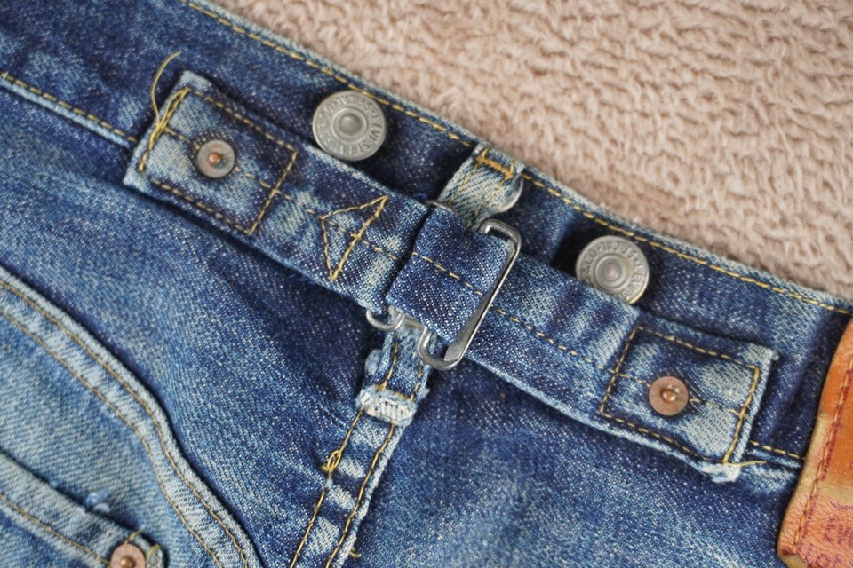Vtg Levis S702-XX 10s model reissue 1996 JAPAN Made Selvedge Heavy Used ...