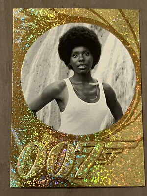 Rosie Carver / Gloria Hendry. James Bond 007 GOLD SPARKLE SP Parallel ...