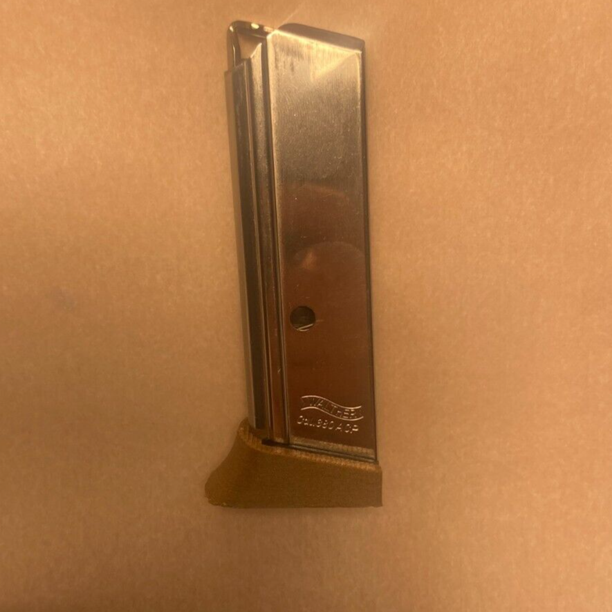 Walther PPK Finger Grip Extension 3D Printed!! Walnut Brown (also fits ...