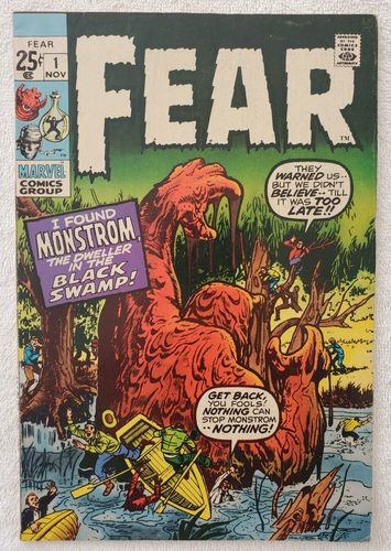 Marvel Comics Fear #1 (1970) ~ Jack "King" Kirby / Ditko art! ~ Nice ...
