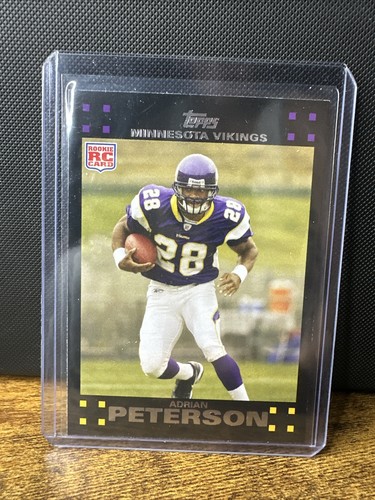 2007 TOPPS ADRIAN PETERSON ROOKIE CARD MINNESOTA VIKINGS | eBay