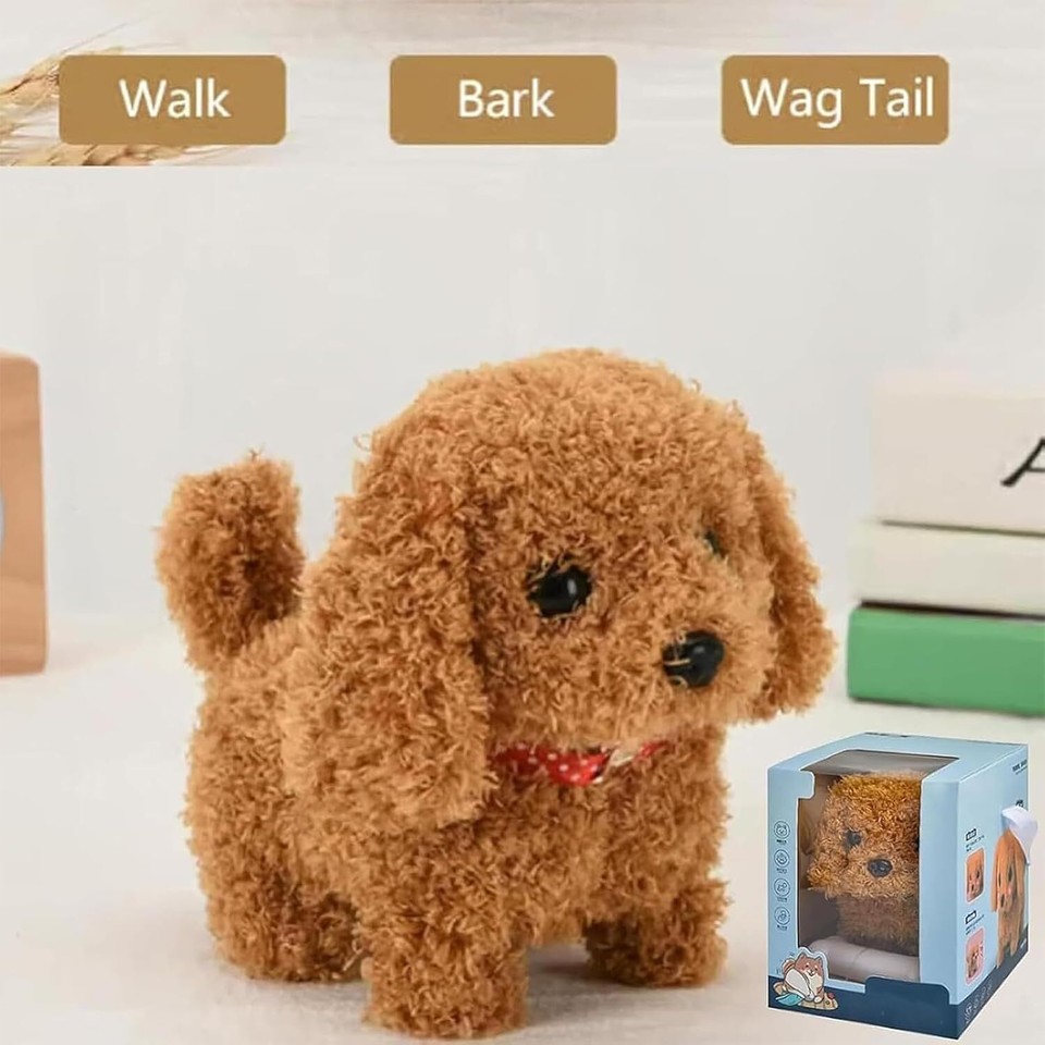 Robot Puppy Realistic Robot Puppy Electronic Interactive Dog-Walking ...