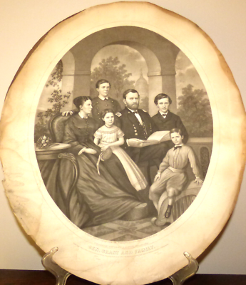 Ulysses S Grant Family Ulysses S. Grant: Three Large Albumen