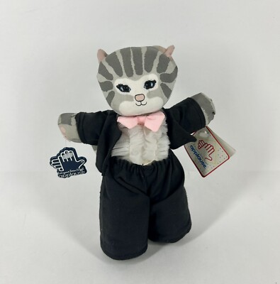 Vintage 1988 Applause Dolly Cats “Bride and Groom” Cloth Stuffed Plush ...