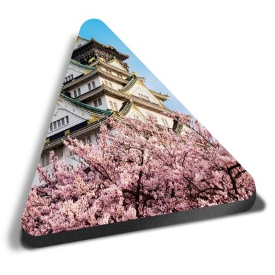 Triangle MDF Magnets - Osaka Castle Cherry Blossom Japan #21974 | eBay