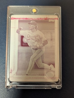 Topps 2025 Baseball Jonathan Cannon 1/1 Magenta Printing Plate Card | eBay